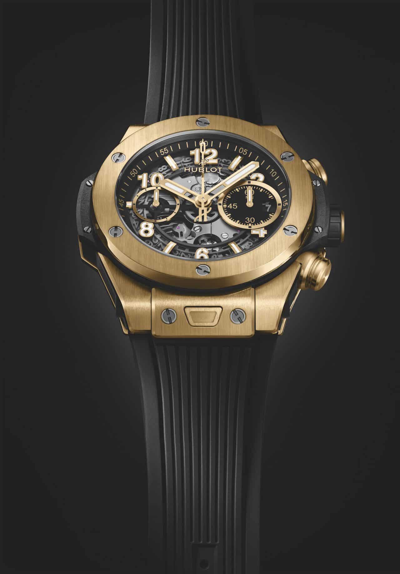 6 nuevos modelos Hublot en oro amarillo