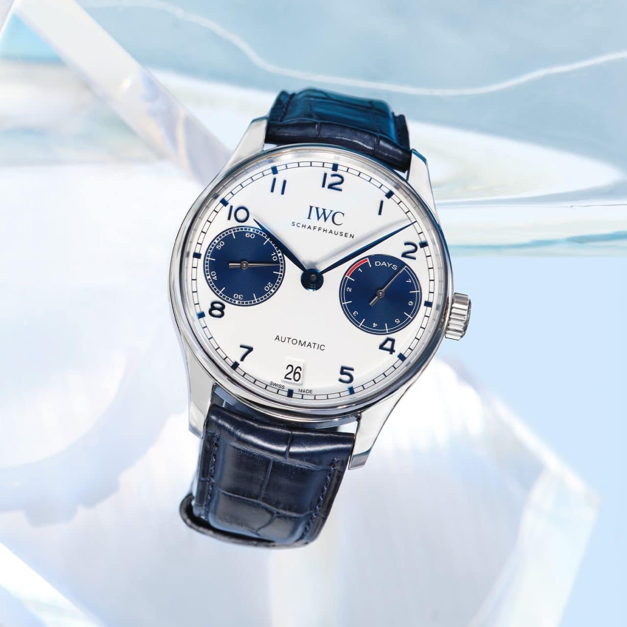IWC Portugieser Chronograph y Automatic Blue Panda IW371620 y IW500715