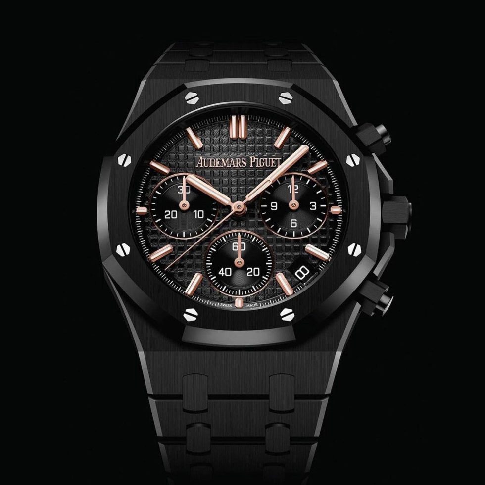 Audemars Piguet Royal Oak Chronograph "50th Anniversary" Black Ceramic ...
