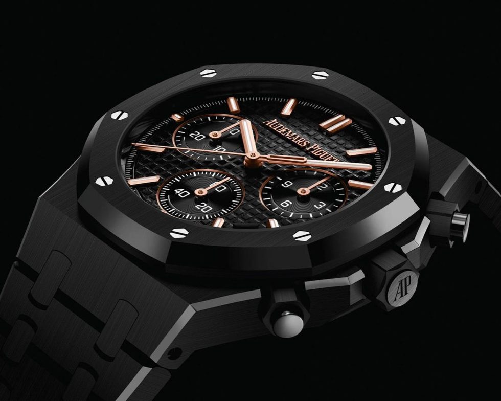 Audemars Piguet Royal Oak Chronograph "50th Anniversary" Black Ceramic ...