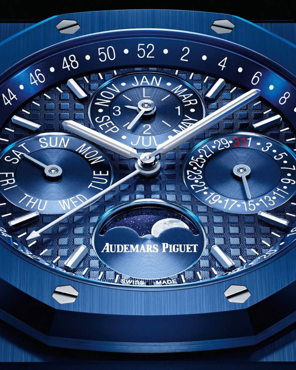 Audemars Piguet Royal Oak Perpetual Calendar Cerámica Azul 26579CS.OO ...