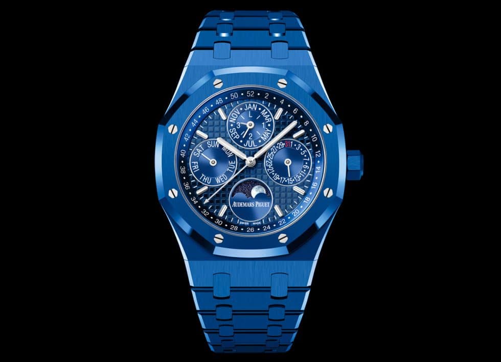Audemars Piguet Royal Oak Perpetual Calendar Cerámica Azul 26579CS.OO ...