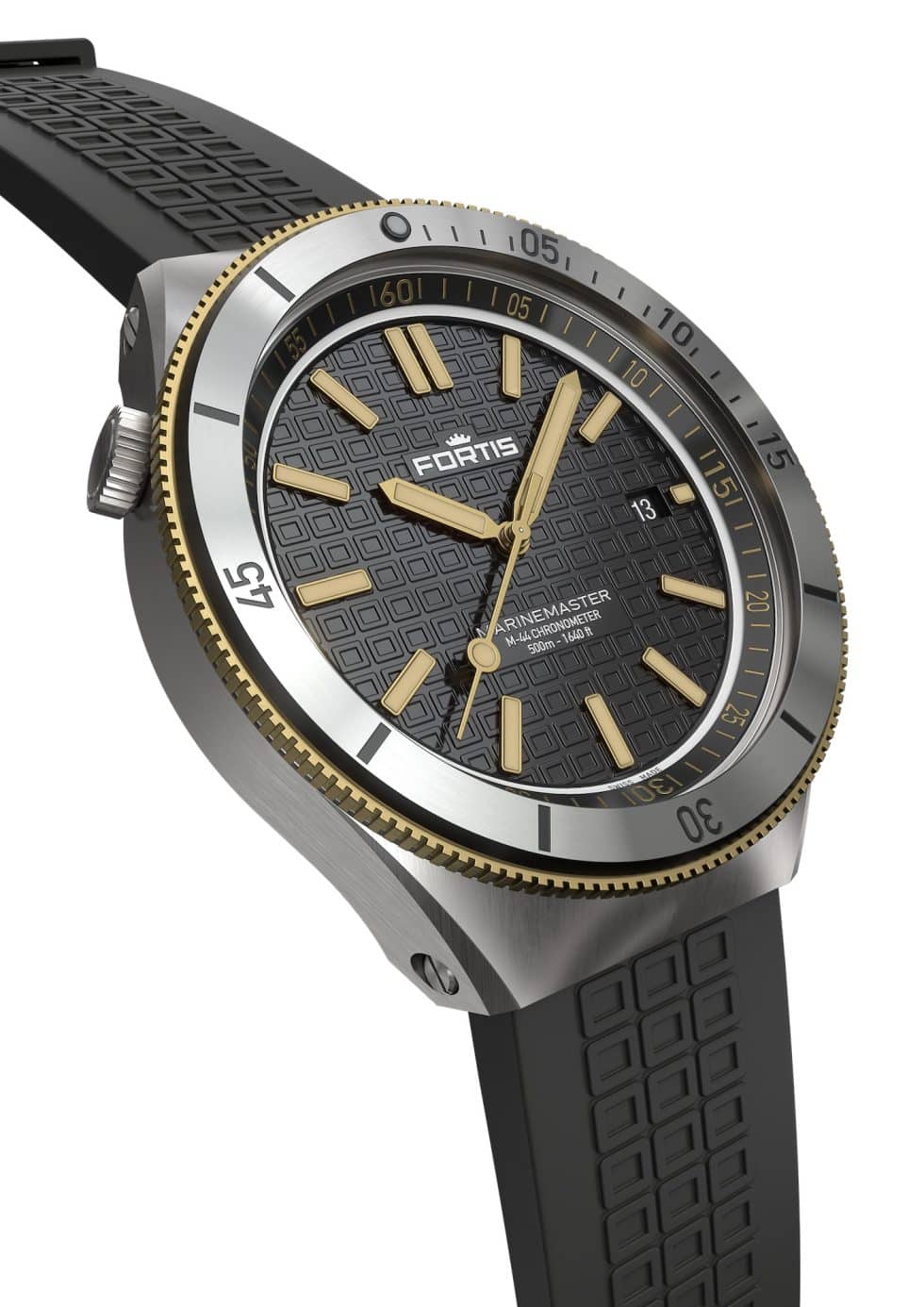 Fortis Marinemaster M-44 Black Resin Gold Limited Edition y nuevos colores