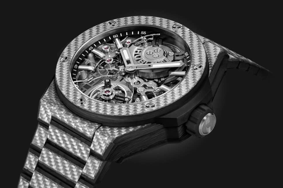 Hublot Big Bang Integrated Automatic Tourbillon Full Carbon Texalium