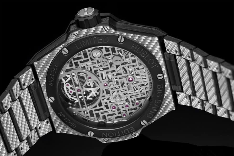 Hublot Big Bang Integrated Automatic Tourbillon Full Carbon Texalium