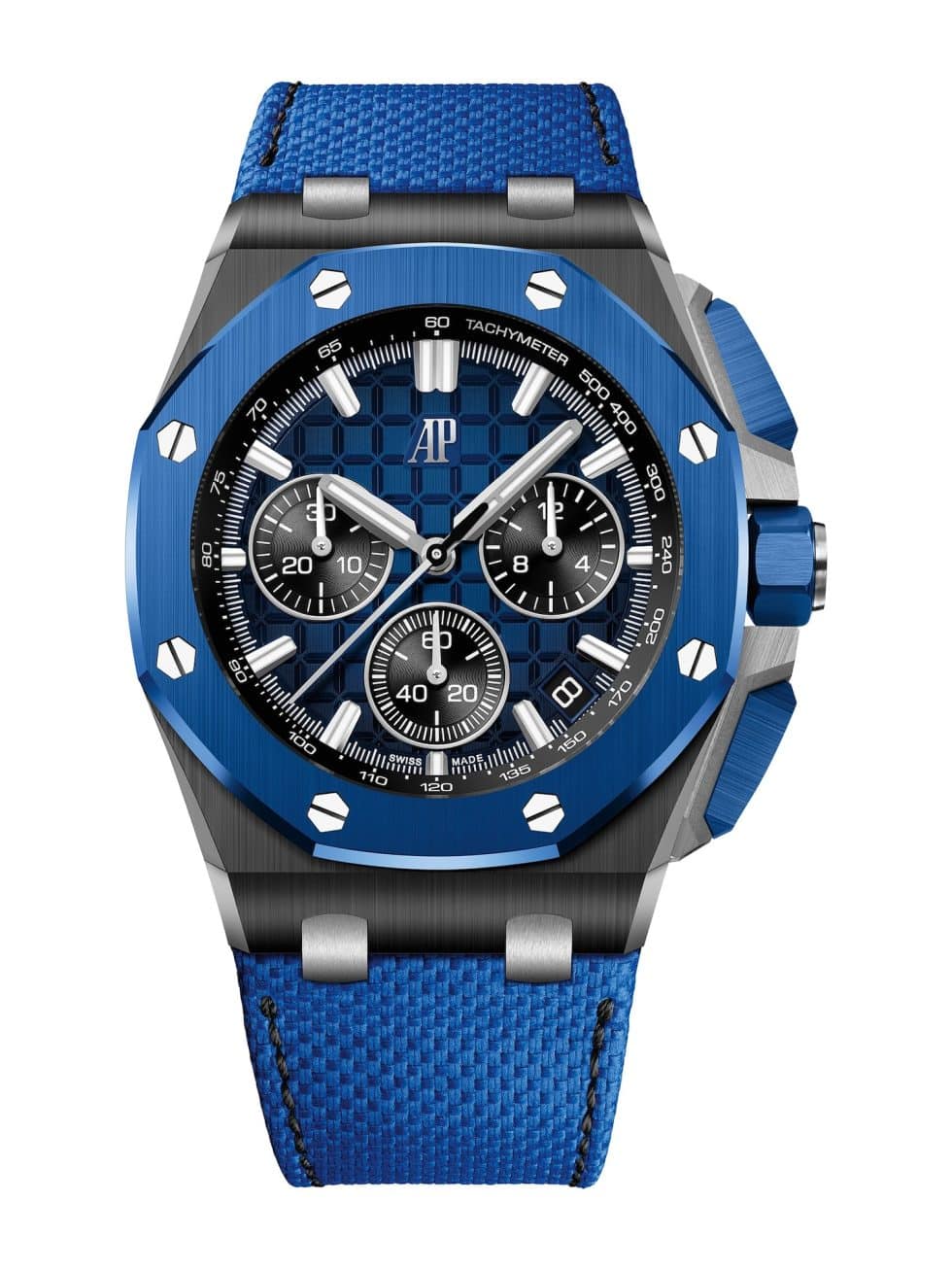 Audemars Piguet Royal Oak Offshore Chronograph en cerámica negra y azul ...