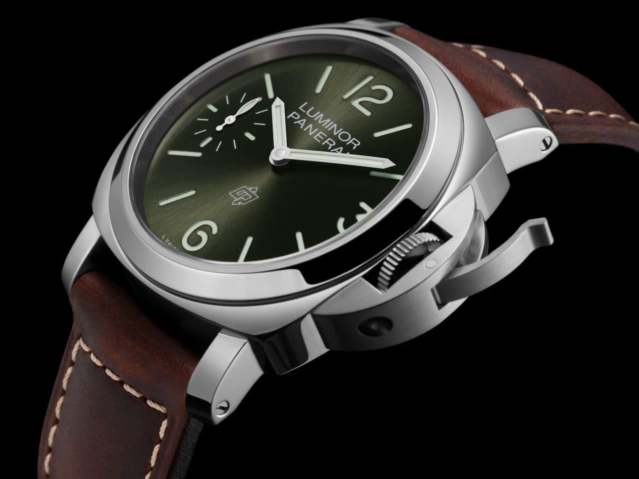 Panerai Luminor Logo 44 mm con esfera verde PAM01624