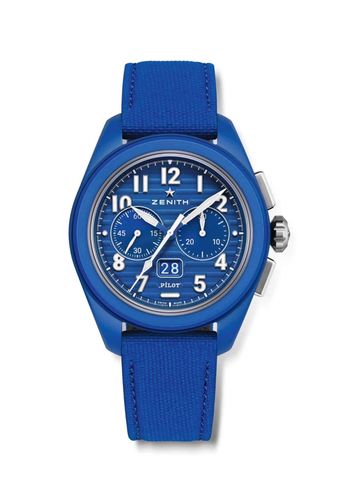 Zenith celebra su 160 aniversario con una trilogía en cerámica azul
